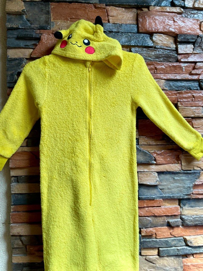 Pokemon PIKACHU Cotton OverAlls 4-6 on tag, Babies & Kids, Babies ...