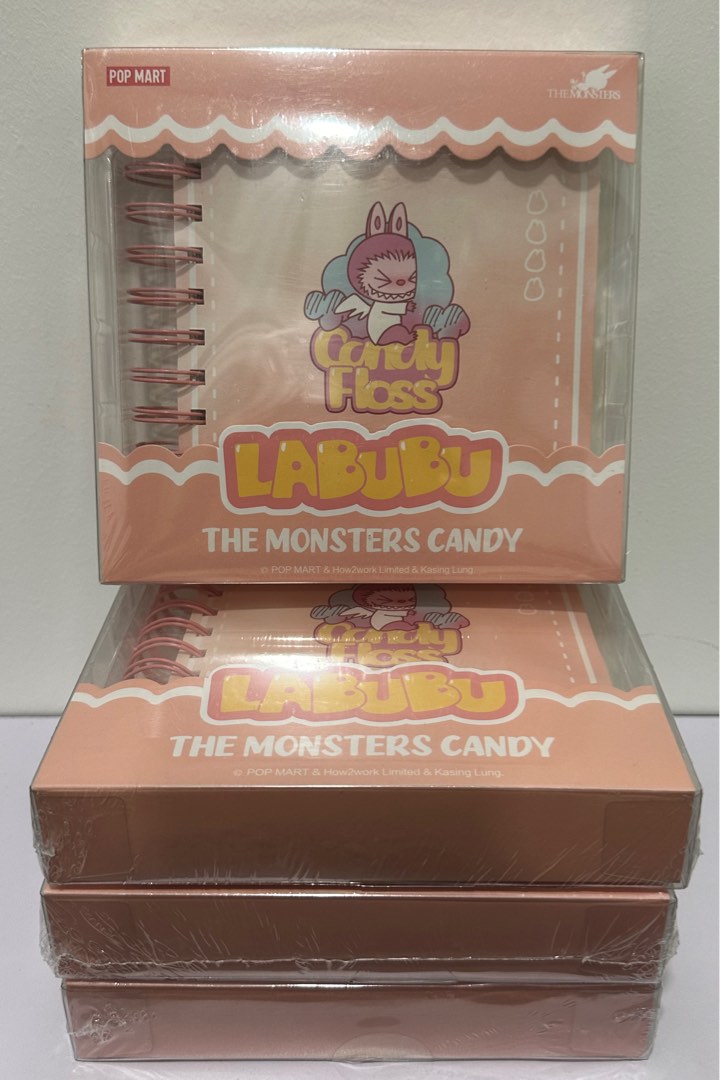 Pop Mart - Labubu Limited Edition The Monster Candy Notebook, Hobbies ...