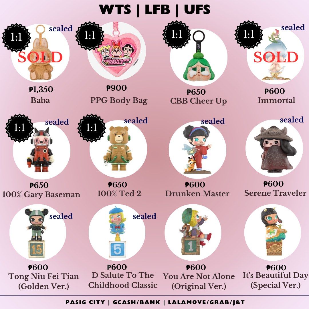 Popmart - Hirono, Skull Panda, Labubu, CBB PPG, Pucky, Dimoo, Zsiga ...