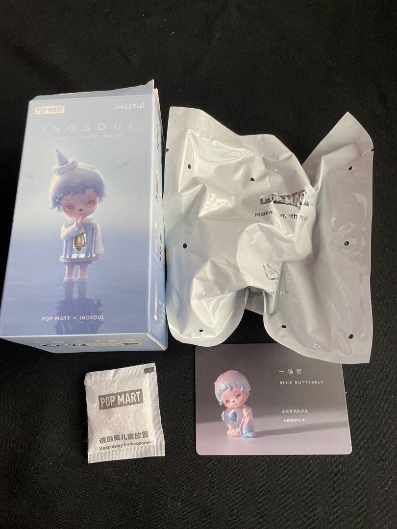 Popmart Inosoul Blue Butterfly, Hobbies & Toys, Toys & Games on Carousell