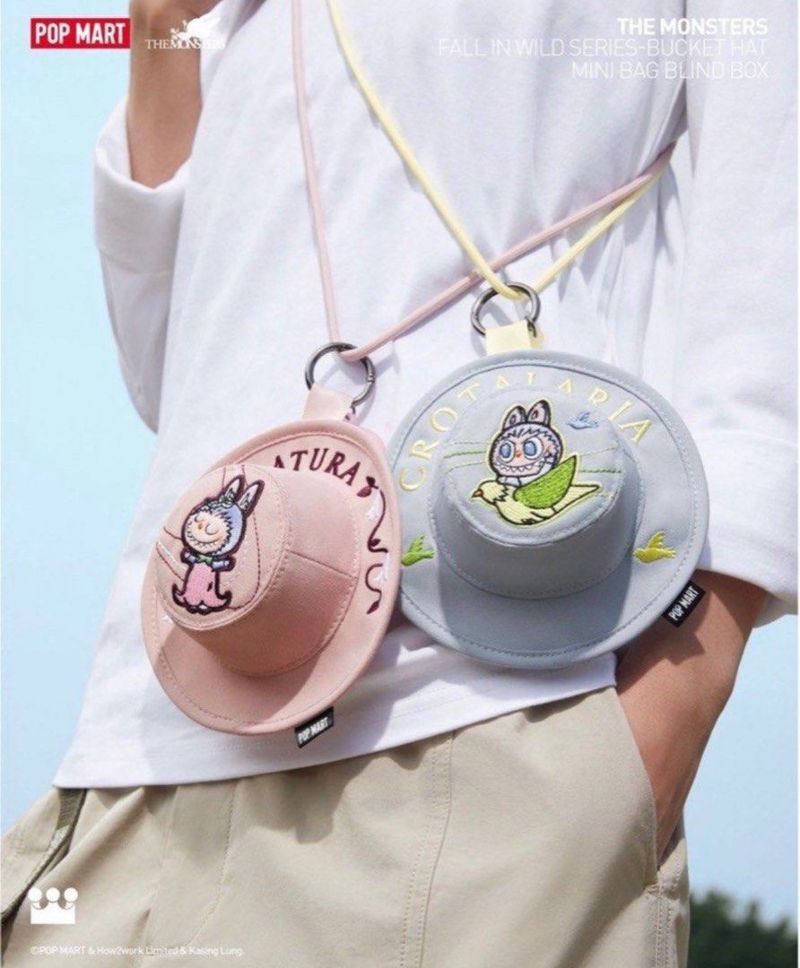 Popmart Labubu Fall In Wild Bucket Hat Mini, Women's Fashion, Watches ...