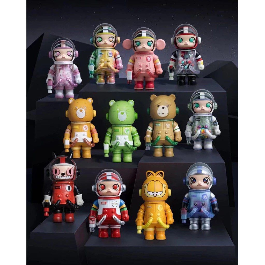 PopMart Mega Space Molly Anniversary Series 3 blind box 100%, Hobbies ...