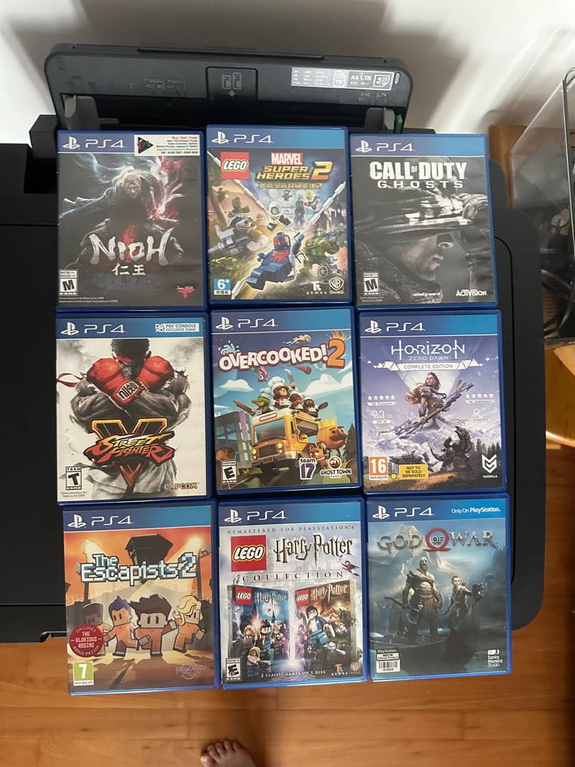 PS4 game Nioh / Lego Marvel Super Heroes / Call of Duty ghosts / Street ...