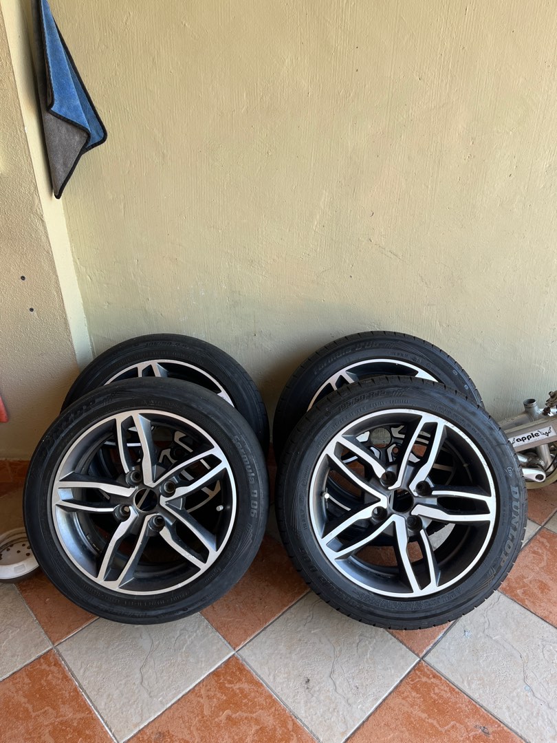 Rim dan tayar saga vvt executive 2019, Auto Accessories on Carousell