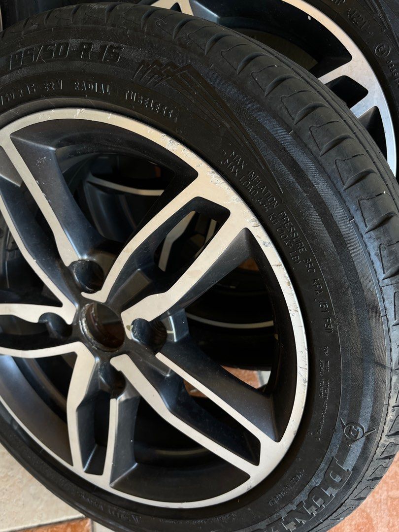 Rim dan tayar saga vvt executive 2019, Auto Accessories on Carousell