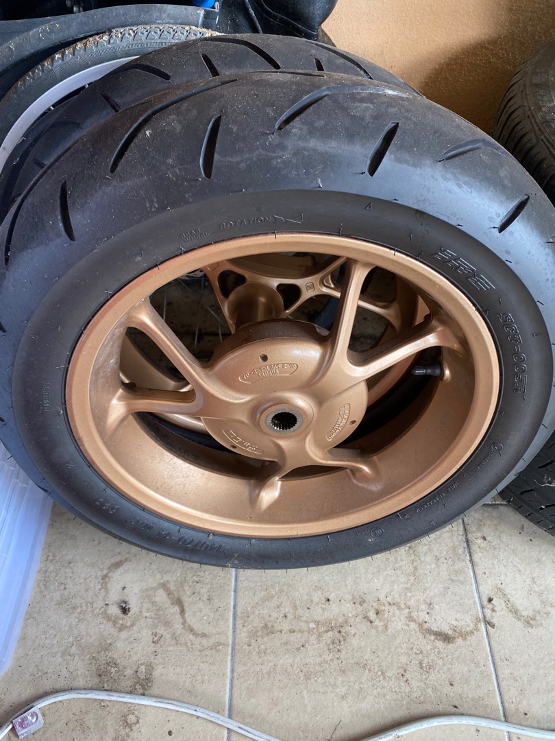 Rim+tayar standart nvx, Auto Accessories on Carousell