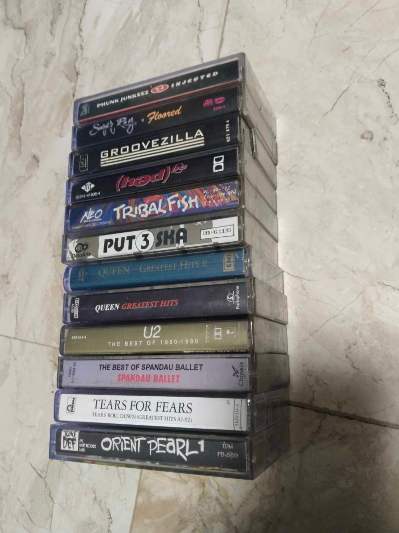 rock classic rock OPM cassettes PUT3SKA TRIBAL FISH, Hobbies & Toys ...