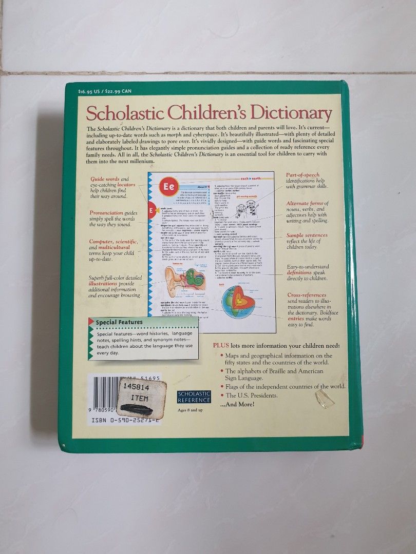 Scholastic Children's Dictionary, Hobbies & Toys, Books & Magazines ...