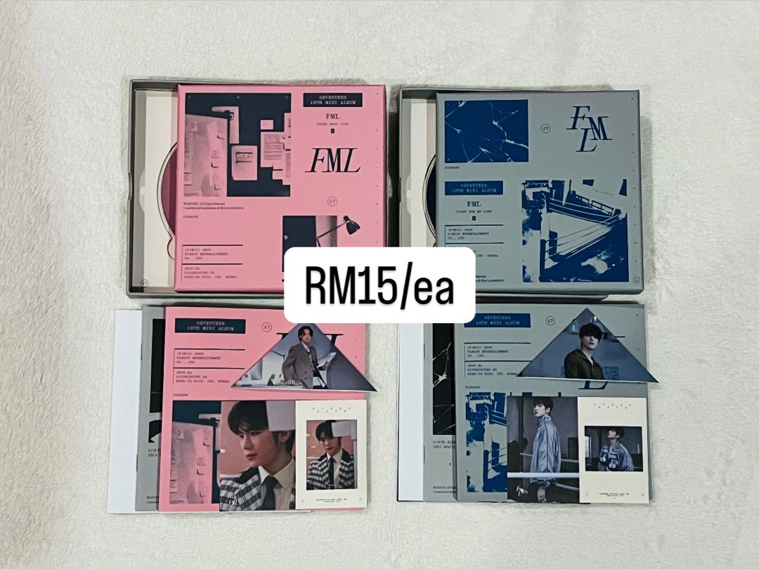 SEVENTEEN FML Album, Hobbies & Toys, Collectibles & Memorabilia, K-Wave ...