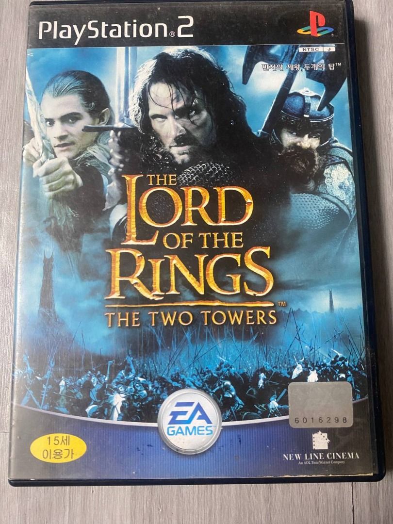 The Lord of The Rings Two Towers (Sony PlayStation 2 PS2 2002) Korean, Video Gaming, Video Games ...