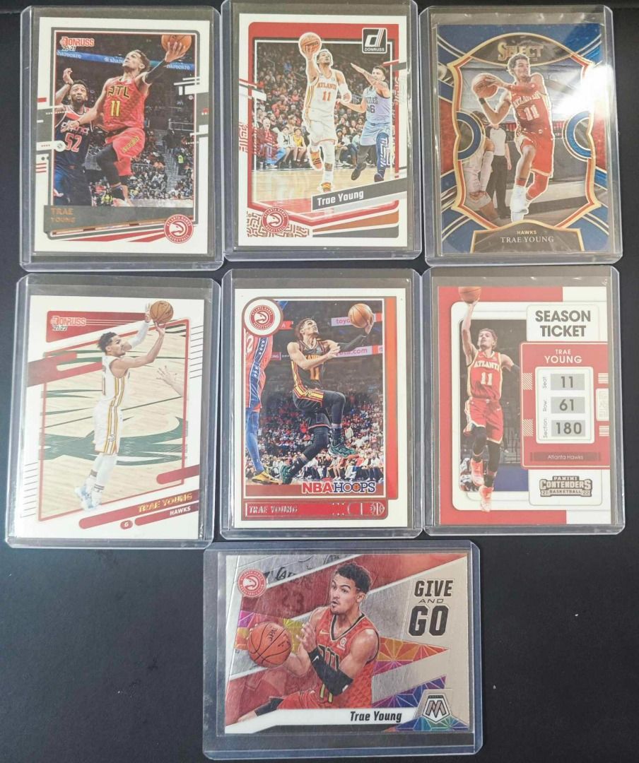 Trae Young NBA Cards with RC Slab and GU numbered /99, Hobbies & Toys ...