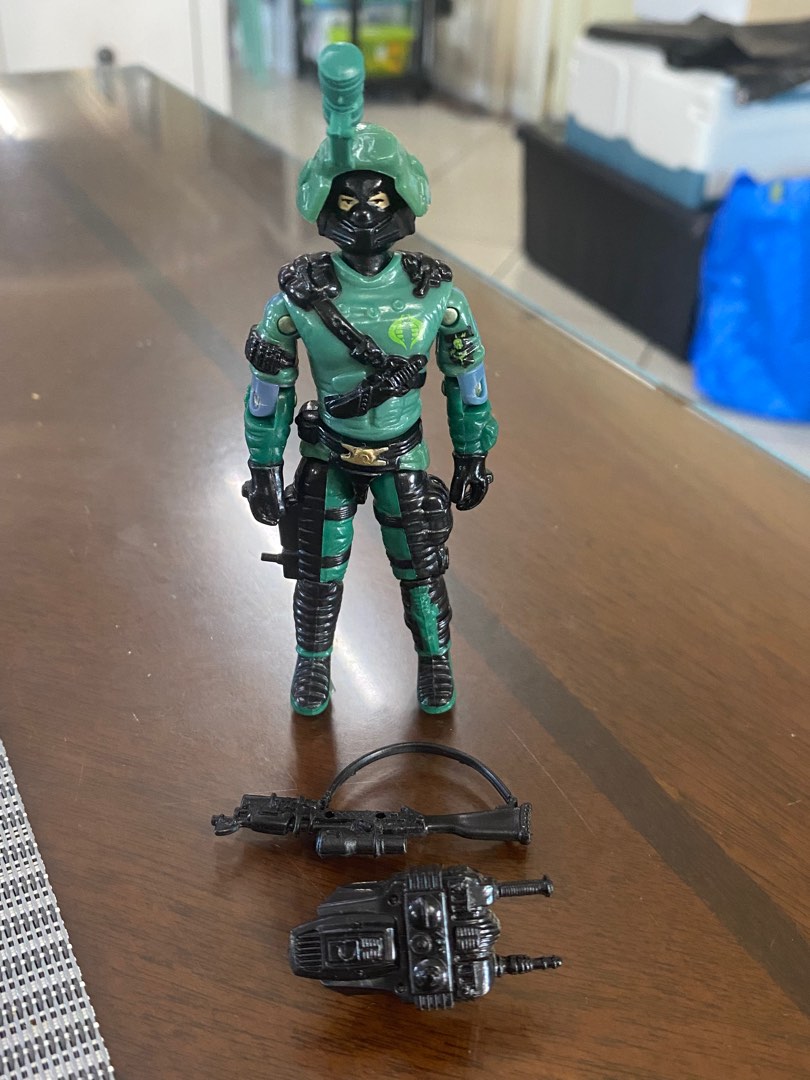 Vintage 1989 Hasbro G.I. GI Joe NIGHT-VIPER v1 action figure 100% ...