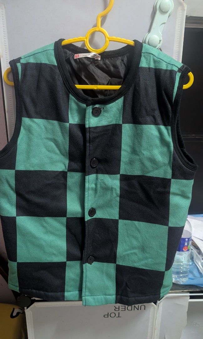 Vintage Demon Slayer Vest -S-, Men's Fashion, Tops & Sets, Vests on ...