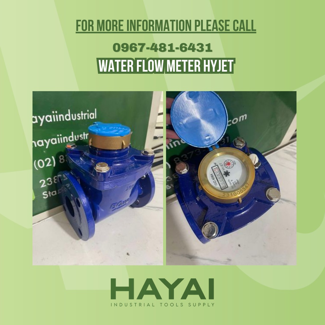 Water Flow Meter Hyjet 2'', Commercial & Industrial, Construction Tools ...