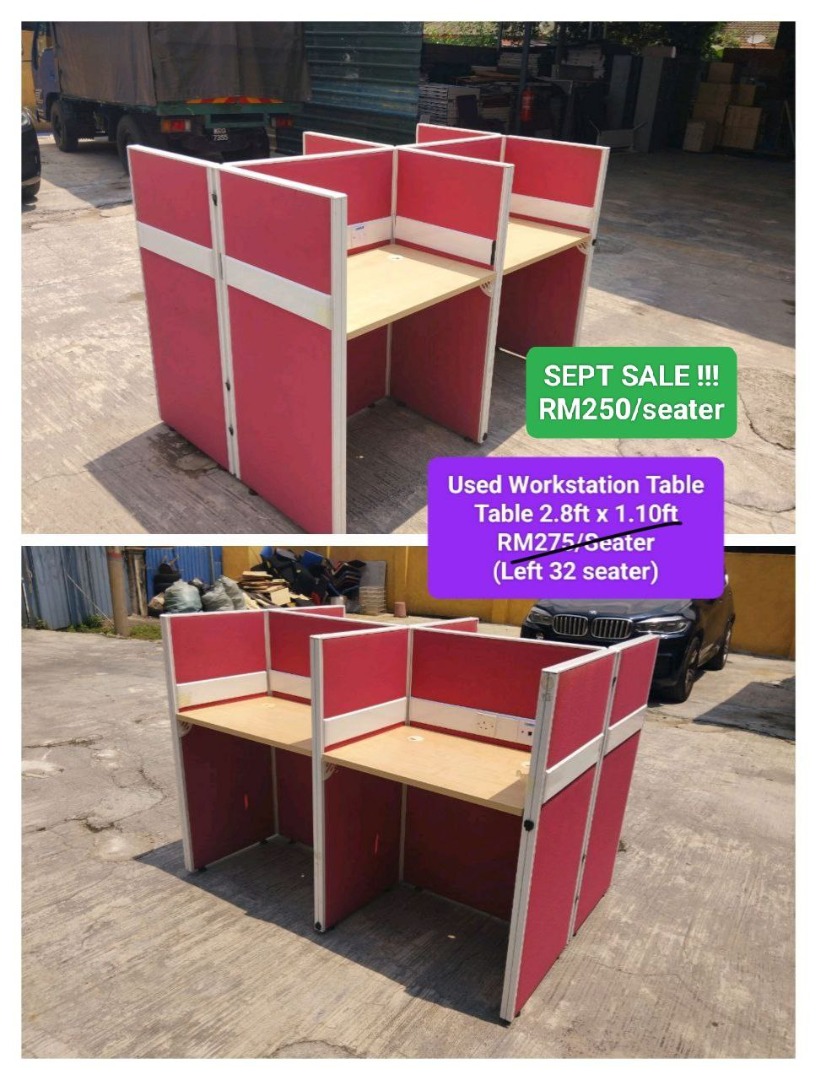 Workstation Table SALE!, Furniture & Home Living, Furniture, Tables ...