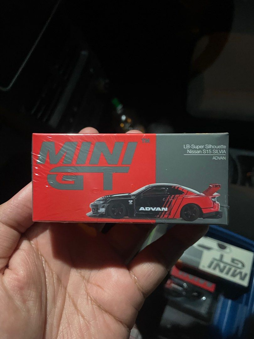 WTS MINI GT ADVAN SILVIA S15 & ADVAN TENT, Hobbies & Toys, Toys & Games ...