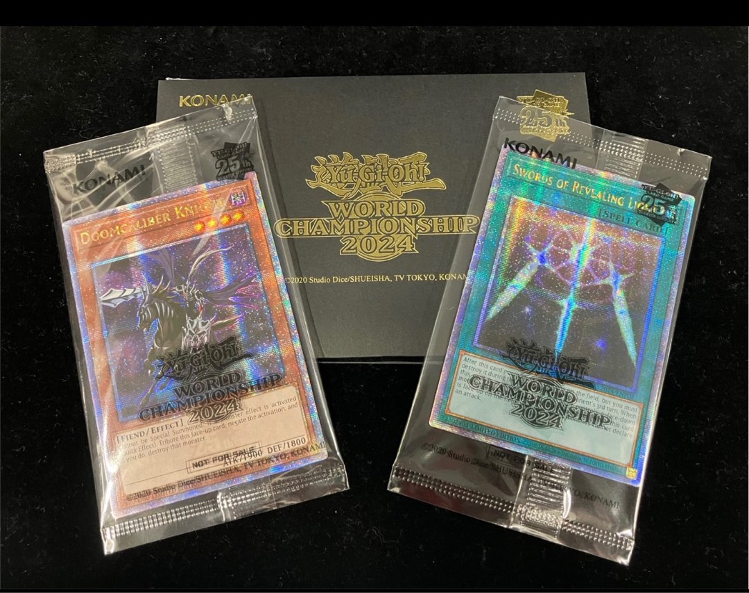 Yugioh World Championship 2024 Promp Card Doomcaliber Knight Swords of ...