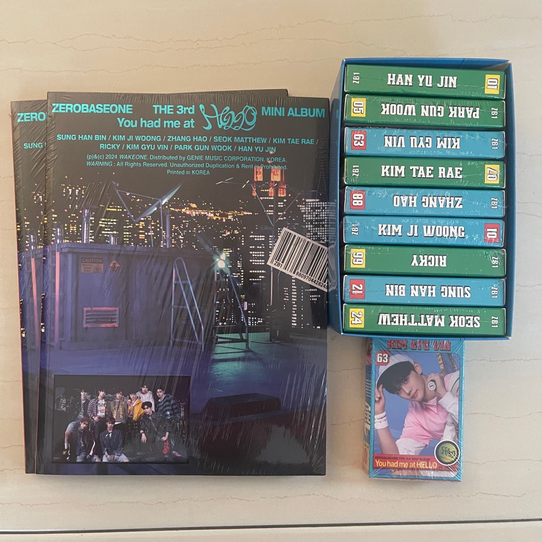 ZEROBASEONE You Had Me At Hello Sealed ZEROSE Ver. Photobook Eclipse ...