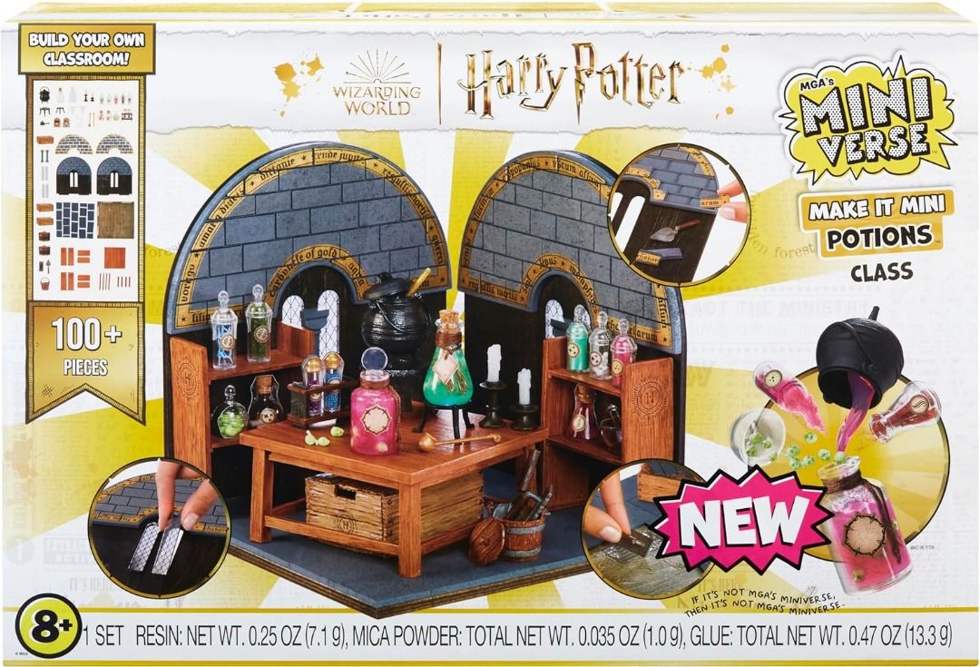 [預訂2411] MGA Miniverse - Make It Mini Potions Class Harry Potter Build ...
