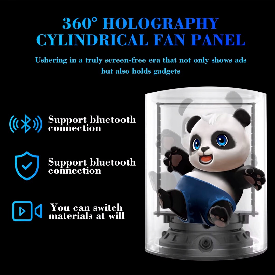 3D Hologram Fan 360° Degree Views LED Advertising Projector Display Air ...