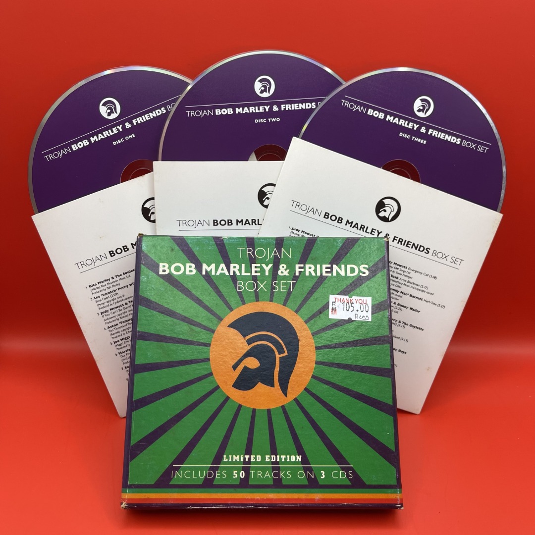[3xCD BOX SET] TROJAN "Bob Marley & Friends" Box Set (2002) - Limited Edition, Hobbies & Toys ...