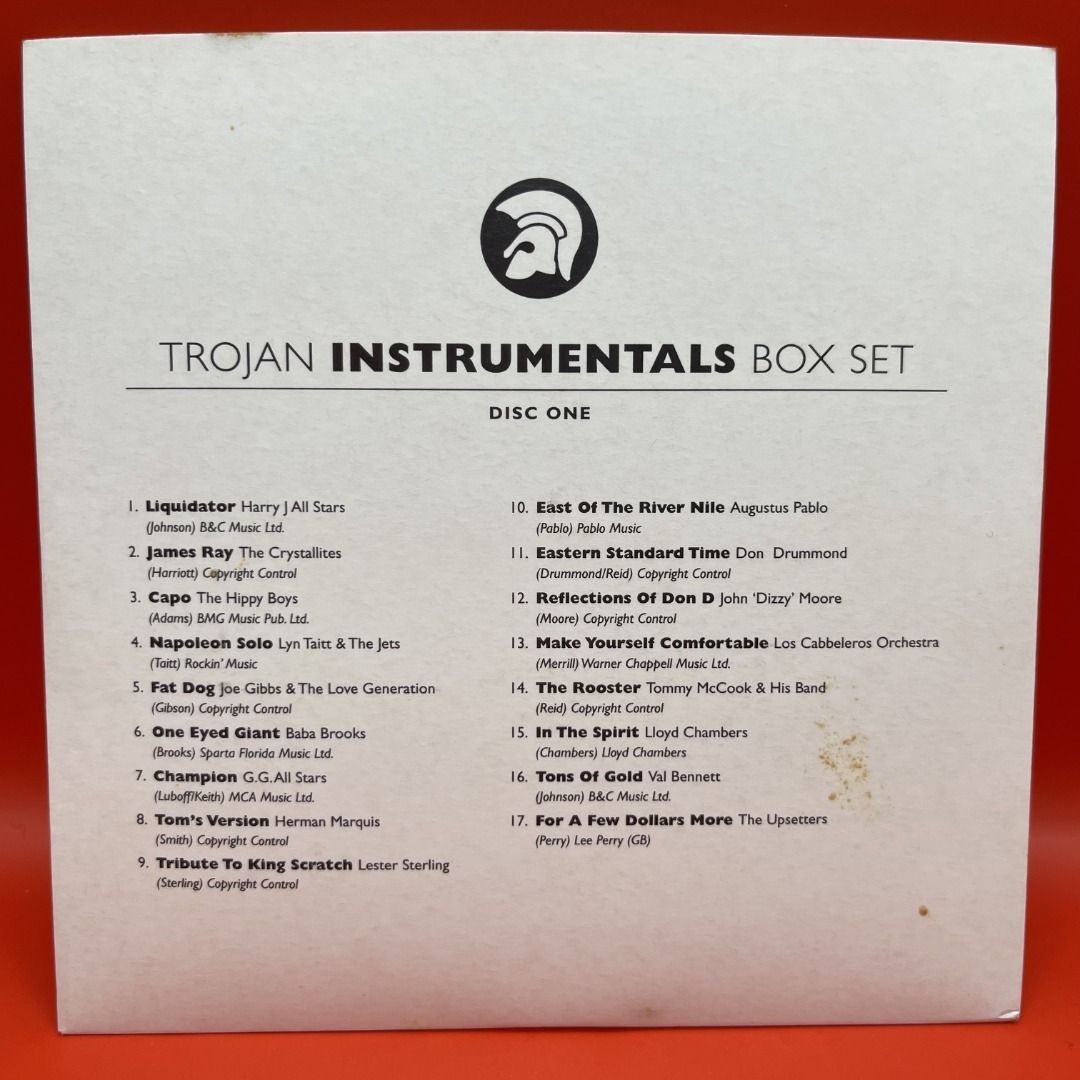 [3xCD BOX SET] TROJAN "Instrumentals" Box Set (1999) - Limited Edition ...