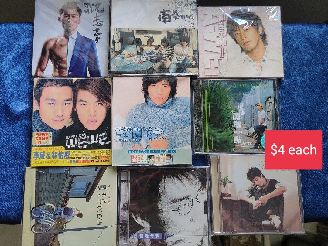 50 titles Chinese Cantonese original cd vcd Andy Lau Aaron kwok ...