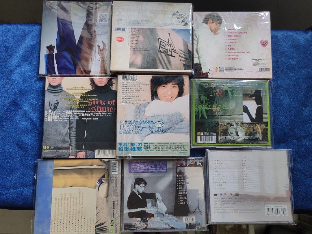 50 titles Chinese Cantonese original cd vcd Andy Lau Aaron kwok ...