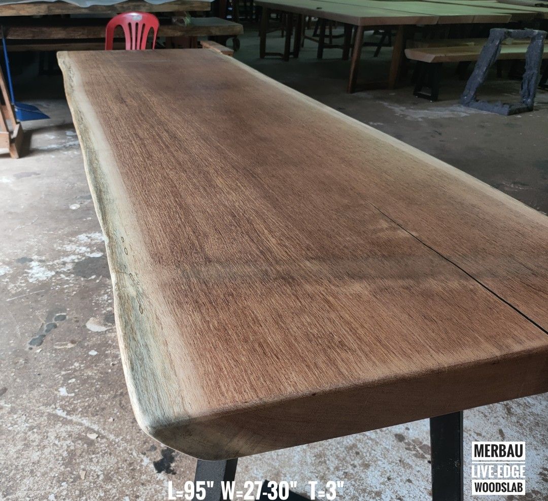 8 Seaters 8ft Dining Table Restaurant Table Meja Makan Working Desk ...