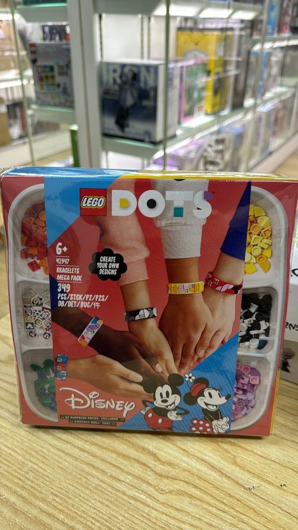 sold 全新 Lego 41947 Bracelets Mega Pack Disney Dots 米奇和朋友們手環增量包, 興趣及遊戲 ...