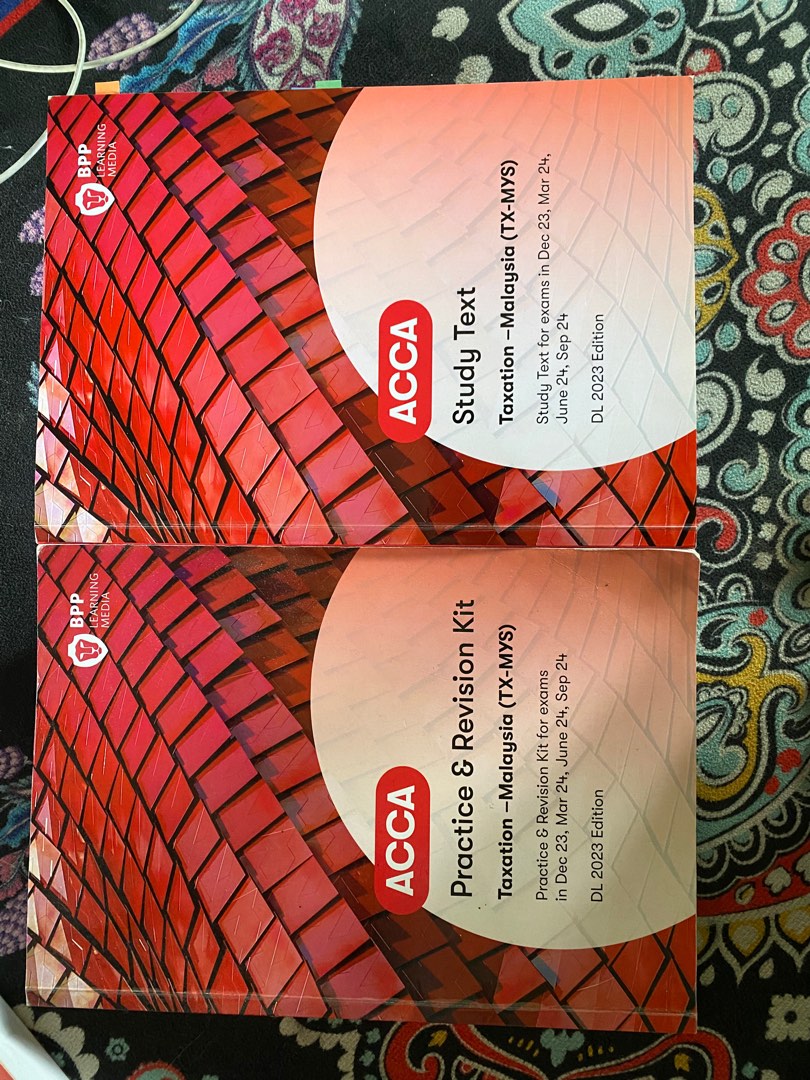 ACCA TAX-MALAYSIA TEXTBOOK, Hobbies & Toys, Books & Magazines ...