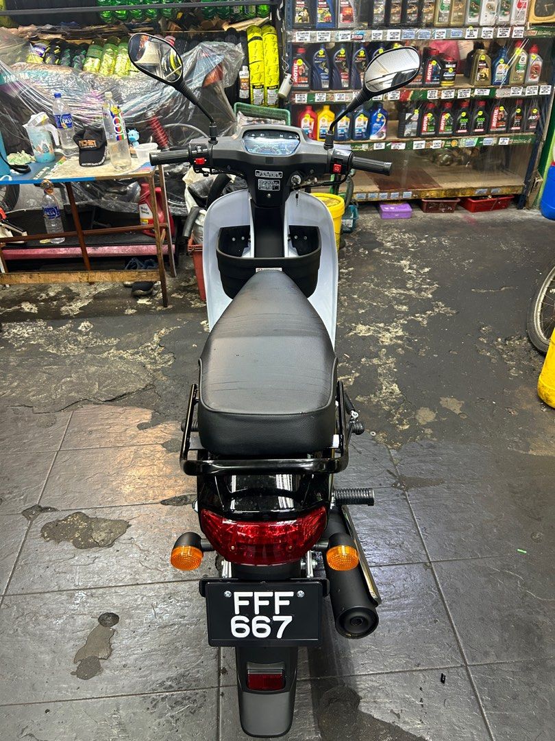 Aveta DY90 (Black) colour Sell motor&plate, Motorbikes on Carousell