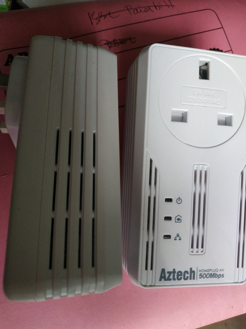 Aztech Homeplug AV 500Mbps, Computers & Tech, Parts & Accessories ...
