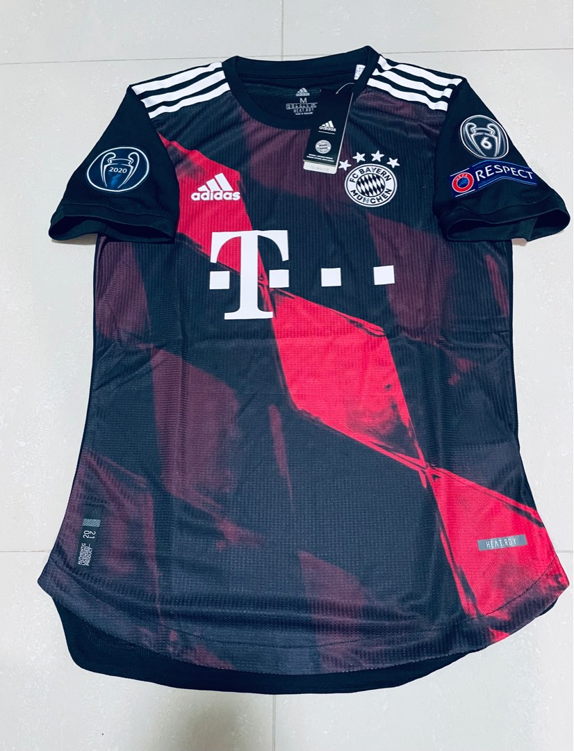 Bayern Munich 2020/21 3rd Kit Player Ed Soccer Jersey, Men's Fashion ...