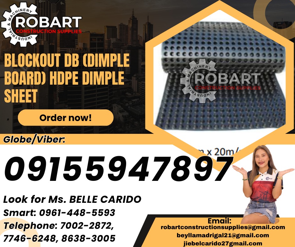 BLOCKOUT DB (Dimple Board) HDPE Dimple Sheet, Commercial & Industrial ...