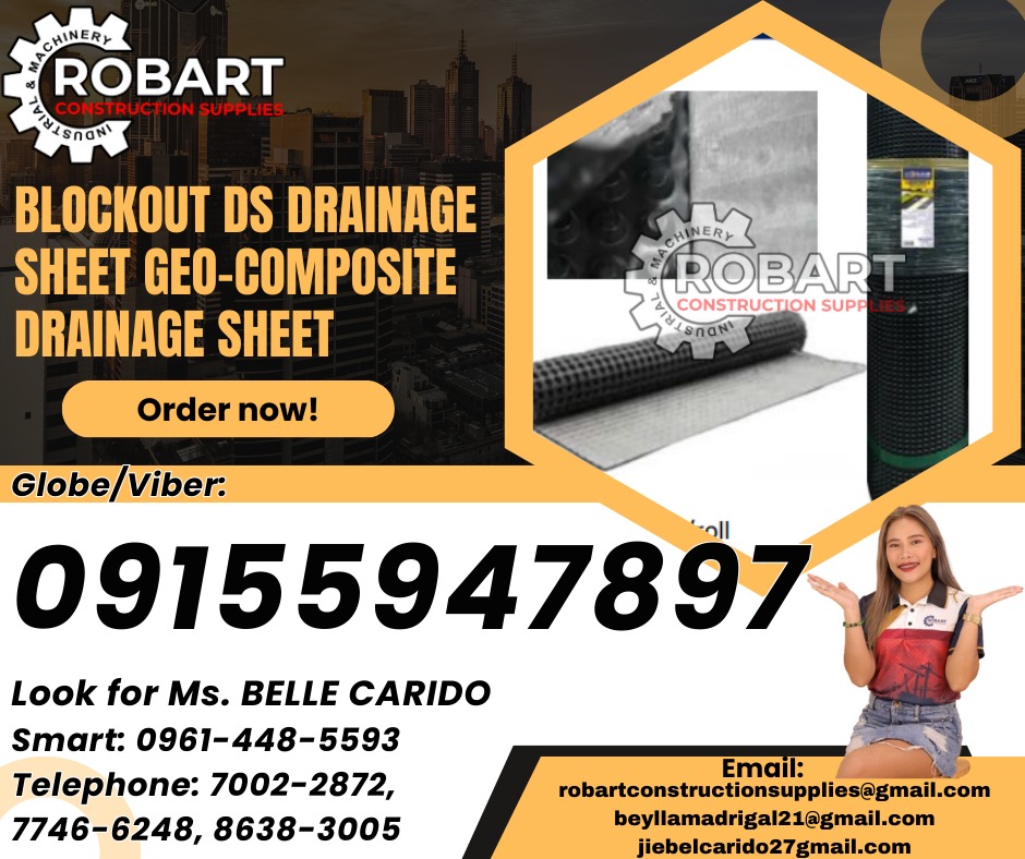 BLOCKOUT DS DRAINAGE SHEET Geo-composite drainage sheet, Commercial ...