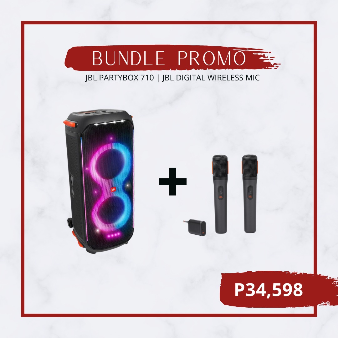BUNDLE PROMO JBL PARTYBOX 710 + JBL DIGITAL WIRELESS MIC, Audio ...