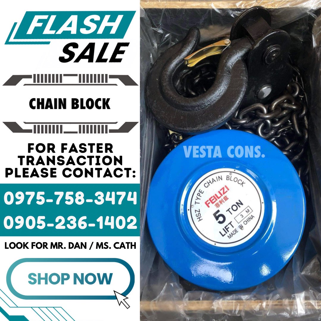 Chain Block, Commercial & Industrial, Construction Tools & Equipment on ...