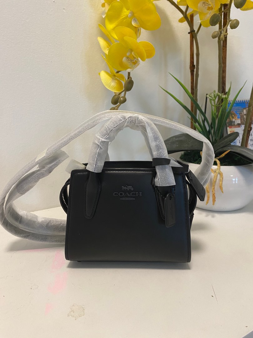 Coach Andrea Mini Carryall in Black Copper/Black, Luxury, Bags ...