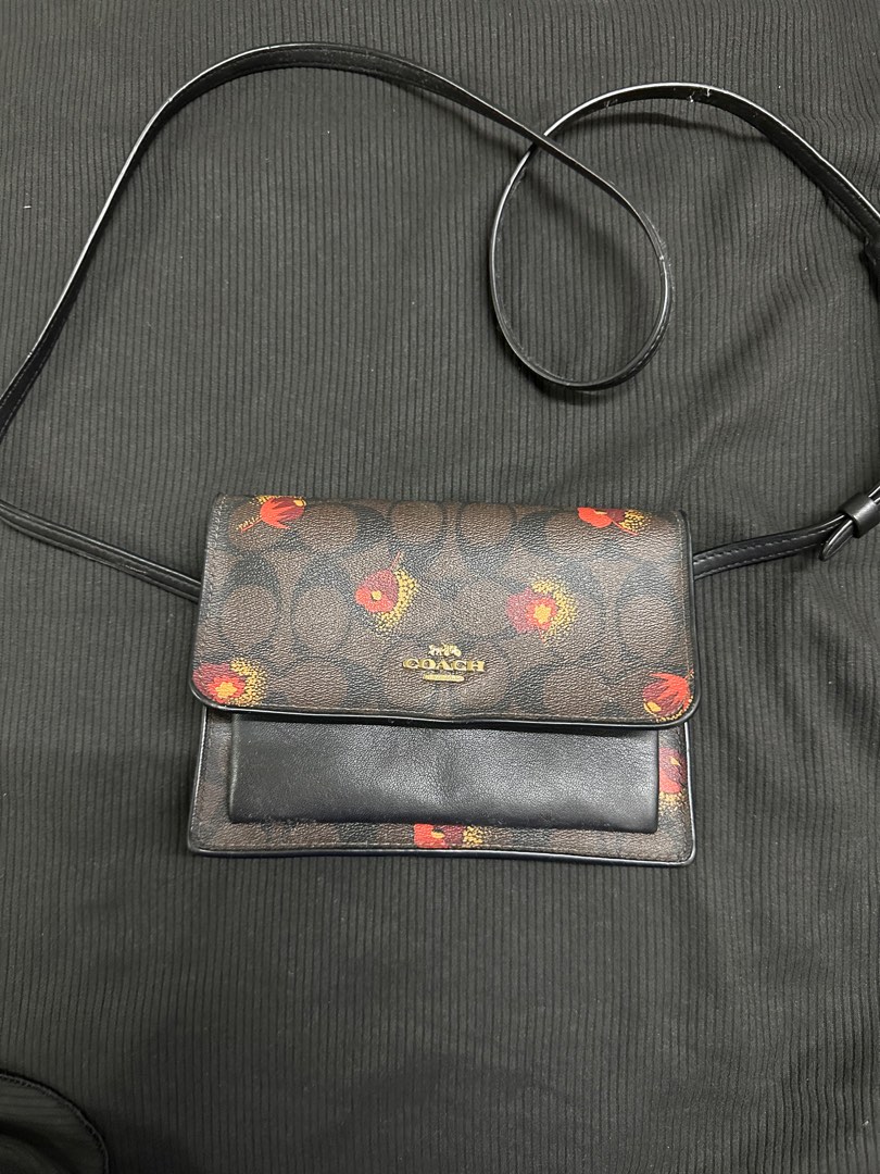 Coach Foldover Belt bag, Luxury, Bags & Wallets on Carousell