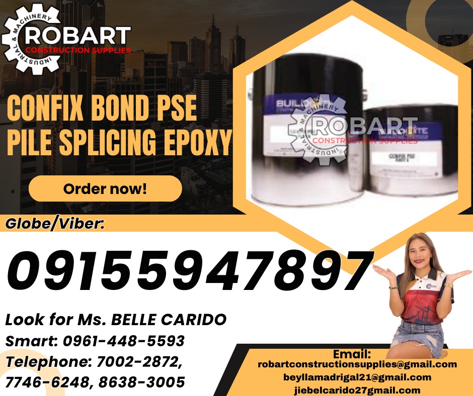 CONFIX BOND PSE pile splicing epoxy, Commercial & Industrial ...