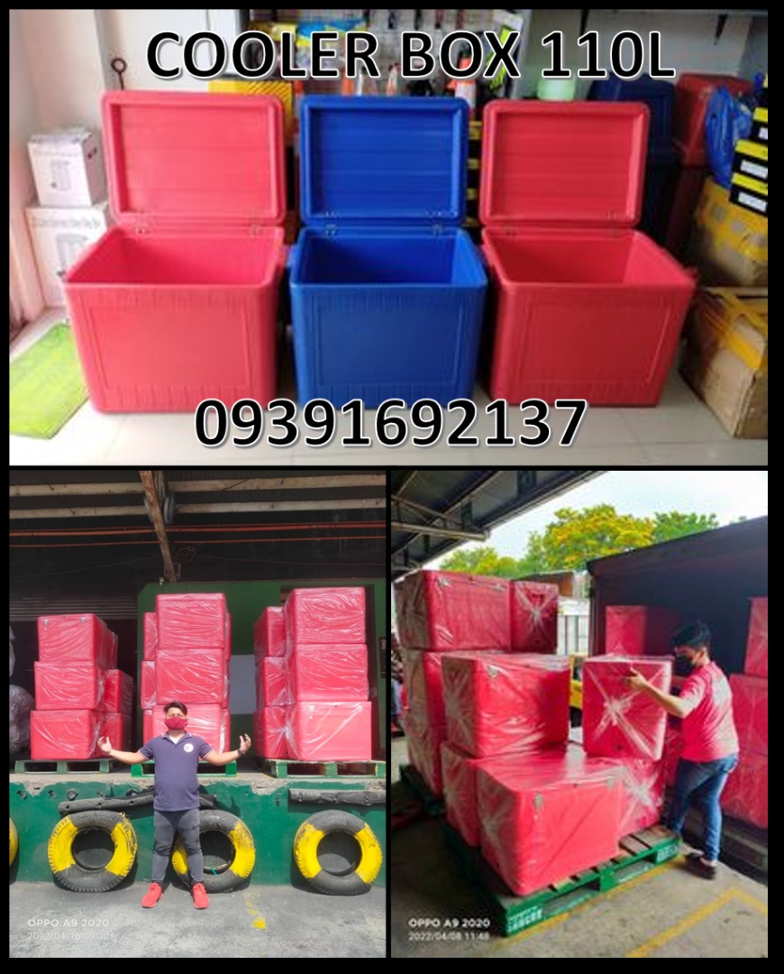 cooler box storage box 110 Liters heavy duty, Furniture & Home Living ...