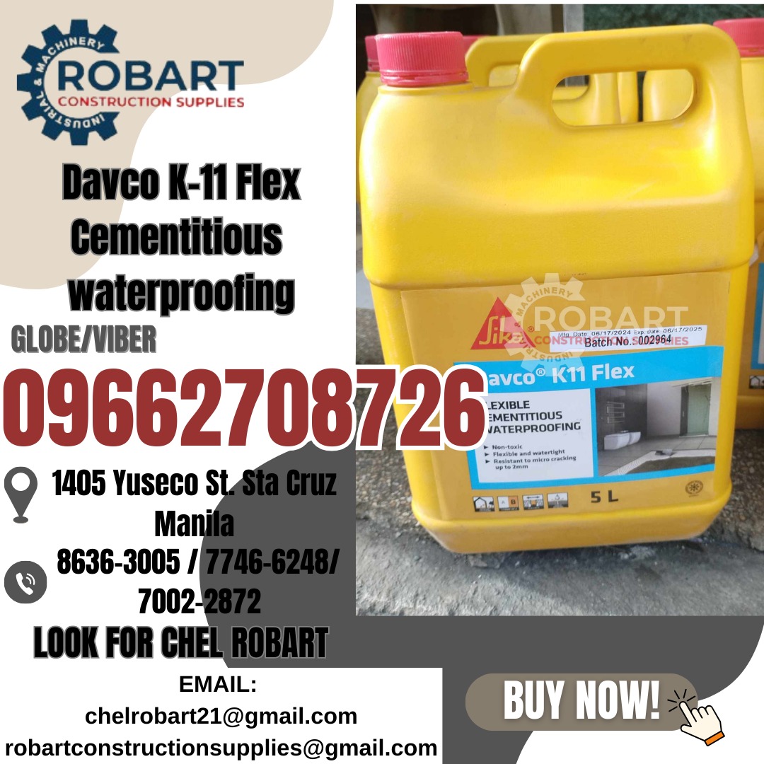 DAVCO K11 FLEX CEMENTITIOUS WATERPROOFING, Commercial & Industrial ...