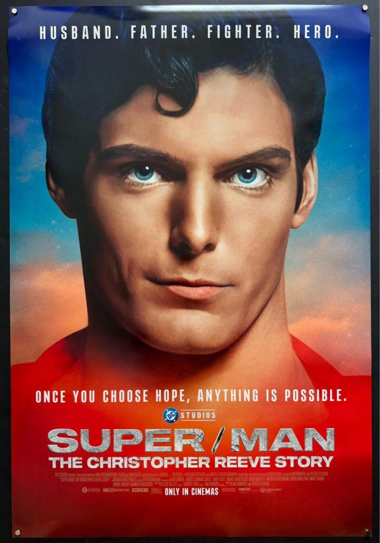 DC Superman The Christopher Reeve Story Original DS Movie Poster A ...