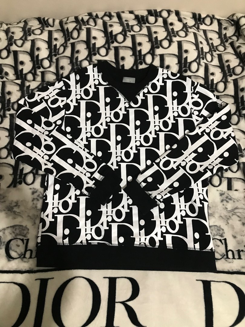 Dior Monogram Crew Neck, Men's Fashion, Activewear on Carousell