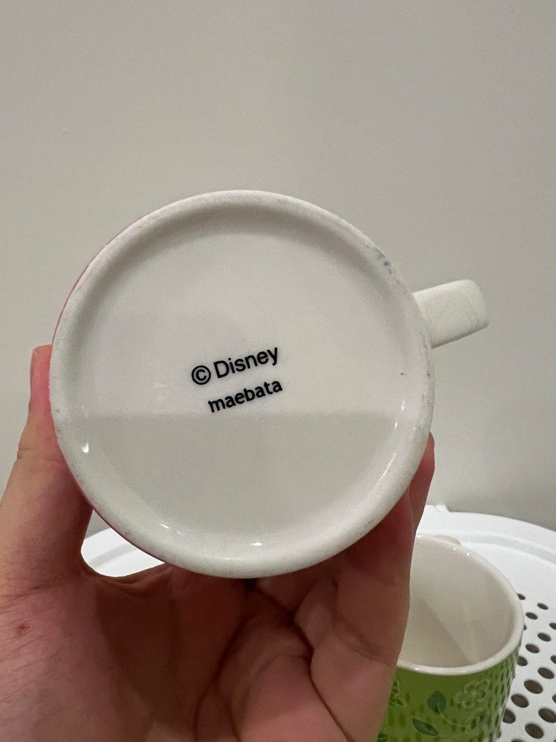 Disney Maebata Mickey & Minnie Mouse Couple Mugs (9x9.5cm), Furniture & Home Living, Kitchenware ...