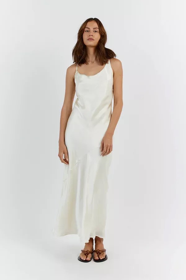 DISSH Fletcher Cream Dress, Women's Fashion, Dresses & Sets, Dresses on ...
