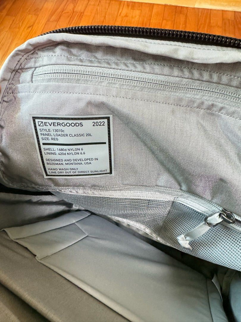 EVERGOODS Panel Loader Classic 20L, Men's Fashion, Bags, Backpacks on ...