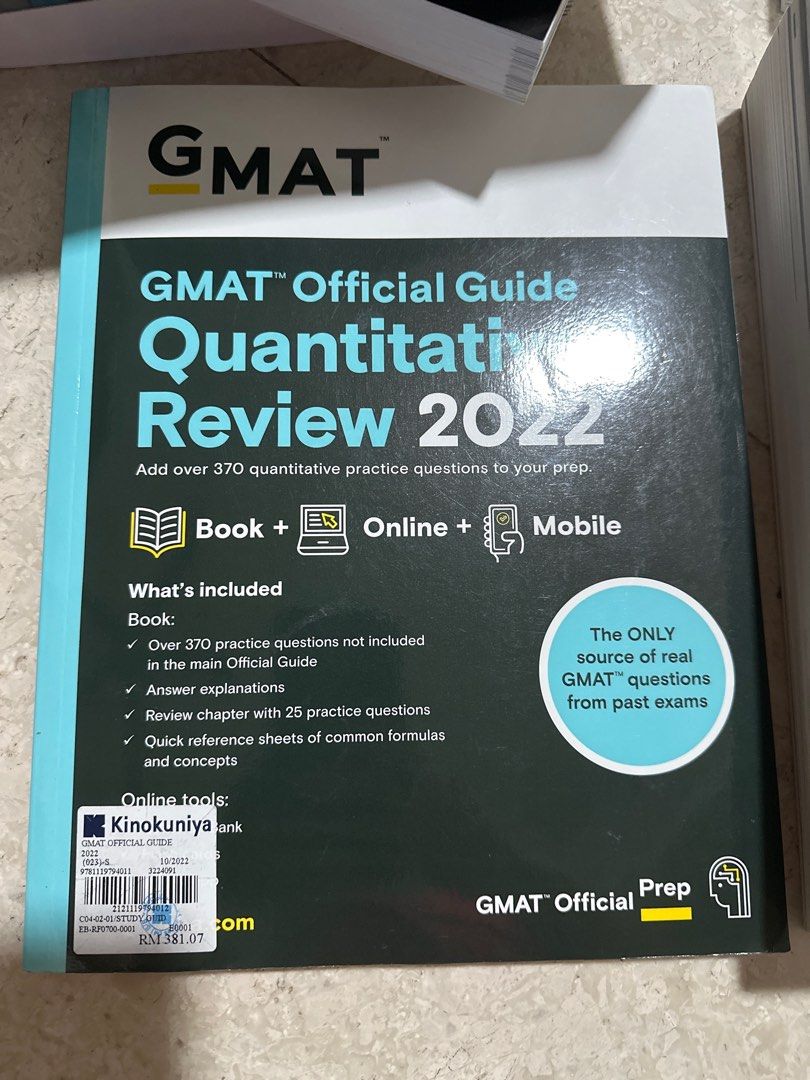 GMAT Official guide and Manhattan Prep complete set free Princeton ...