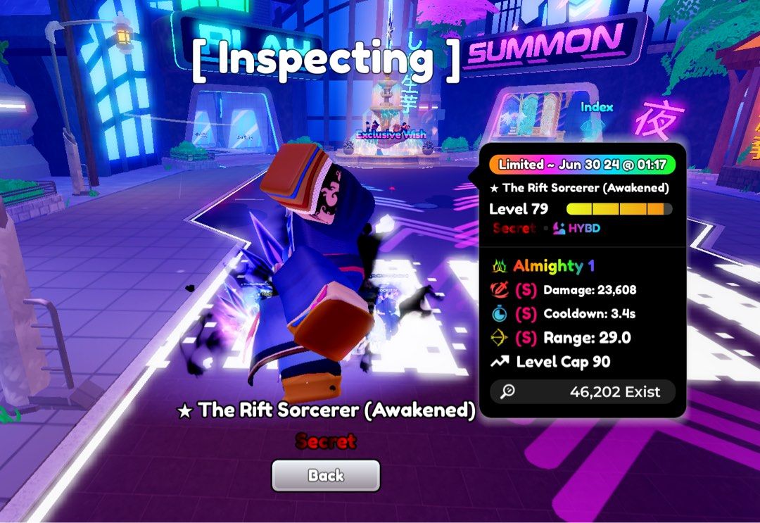 Gojo anime defender, Video Gaming, Gaming Accessories, In-Game Products ...